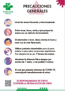 Carteles para su centro de trabajo (COVID-19) | Fraternidad-Muprespa